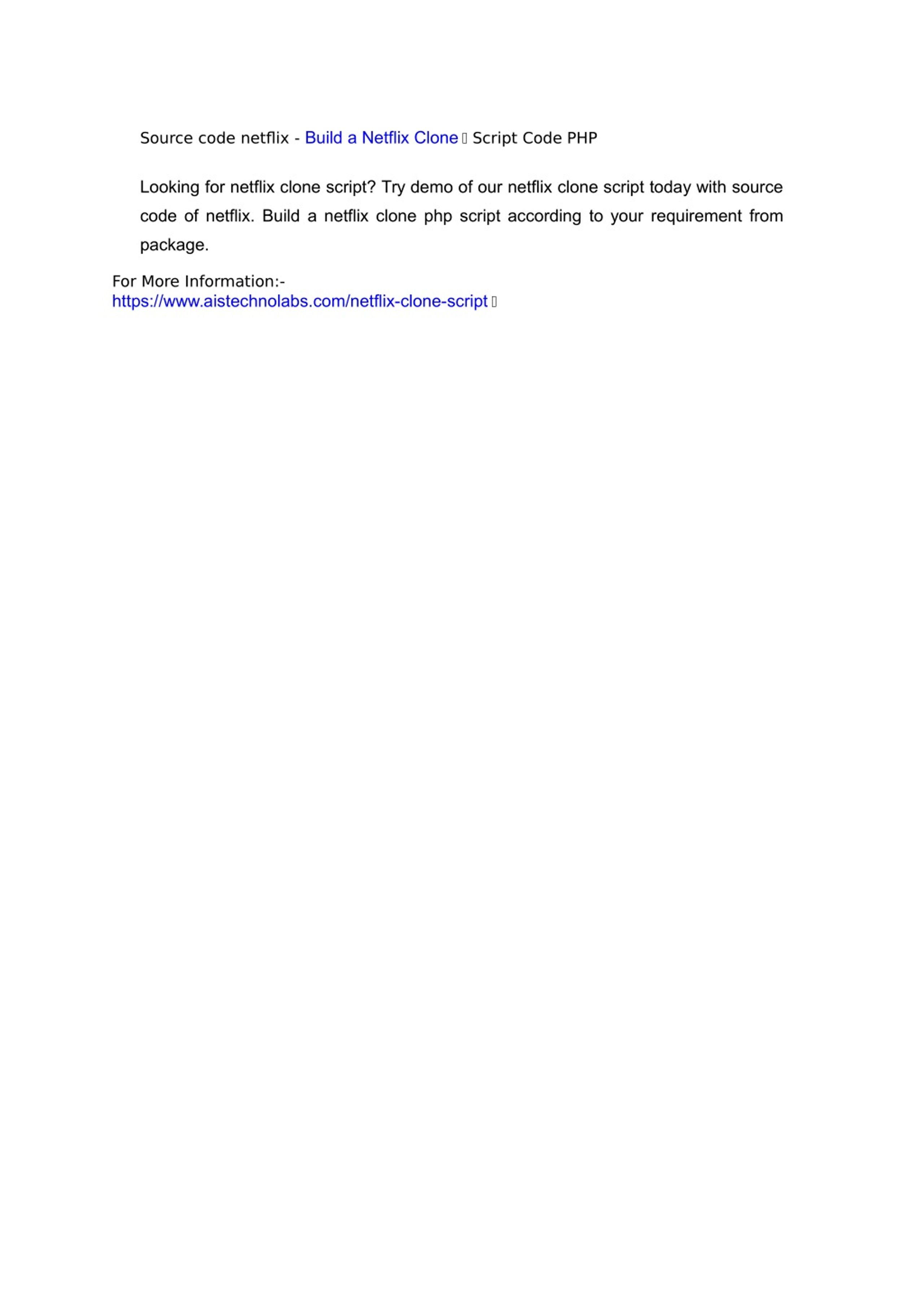 Ppt Netflix Clone Script Build A Netflix Clone Source Code Php