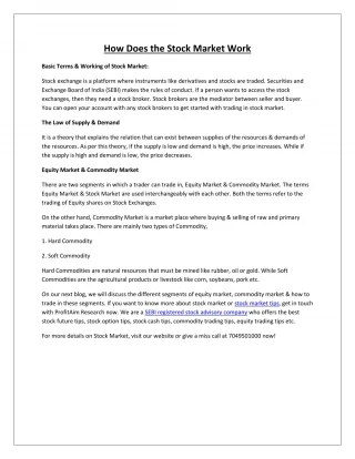PPT - Proper Guideline | How Stock Market Works PowerPoint Presentation ...