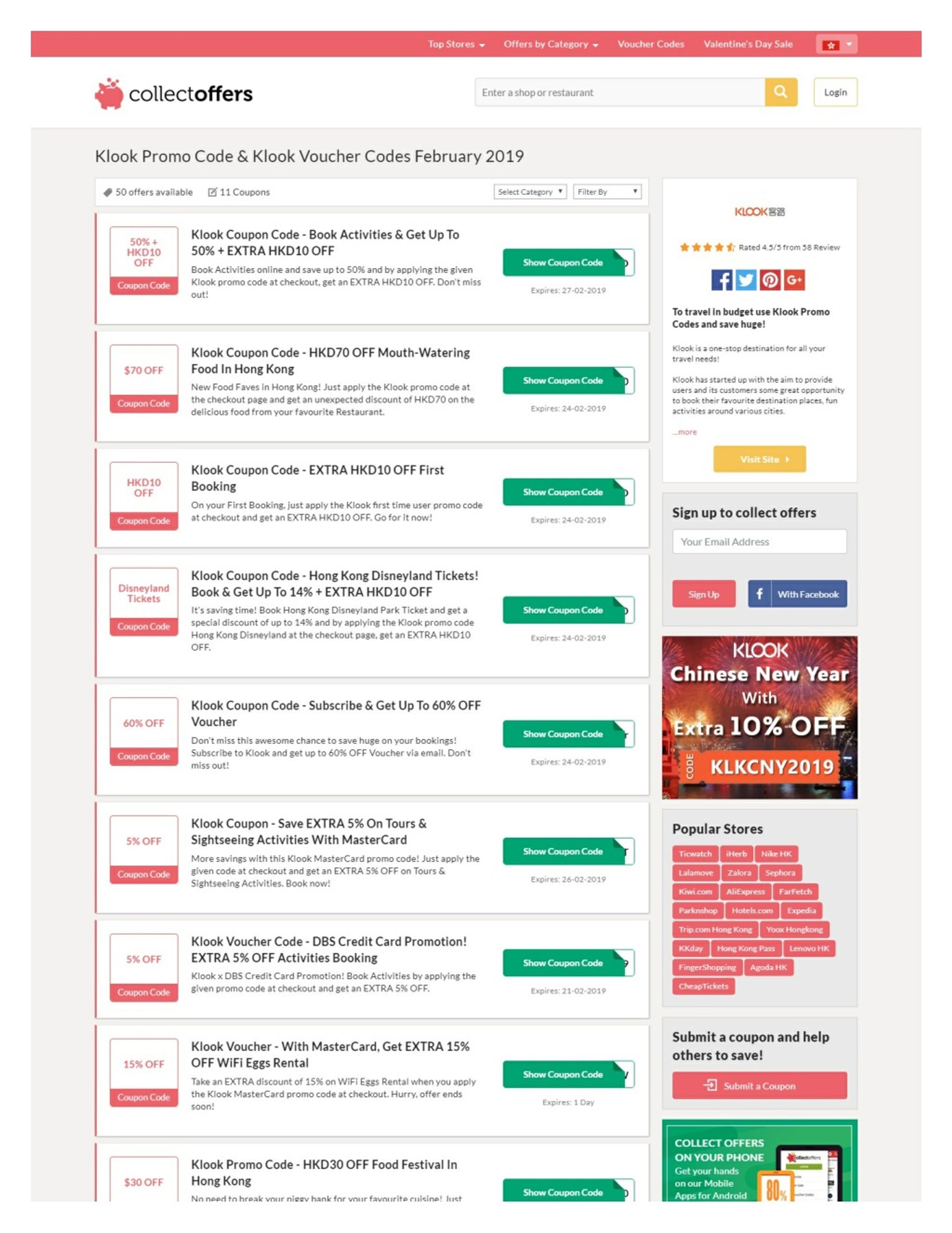 PPT - Klook Promo Code & Klook Voucher Codes - CollectoffersHK ...