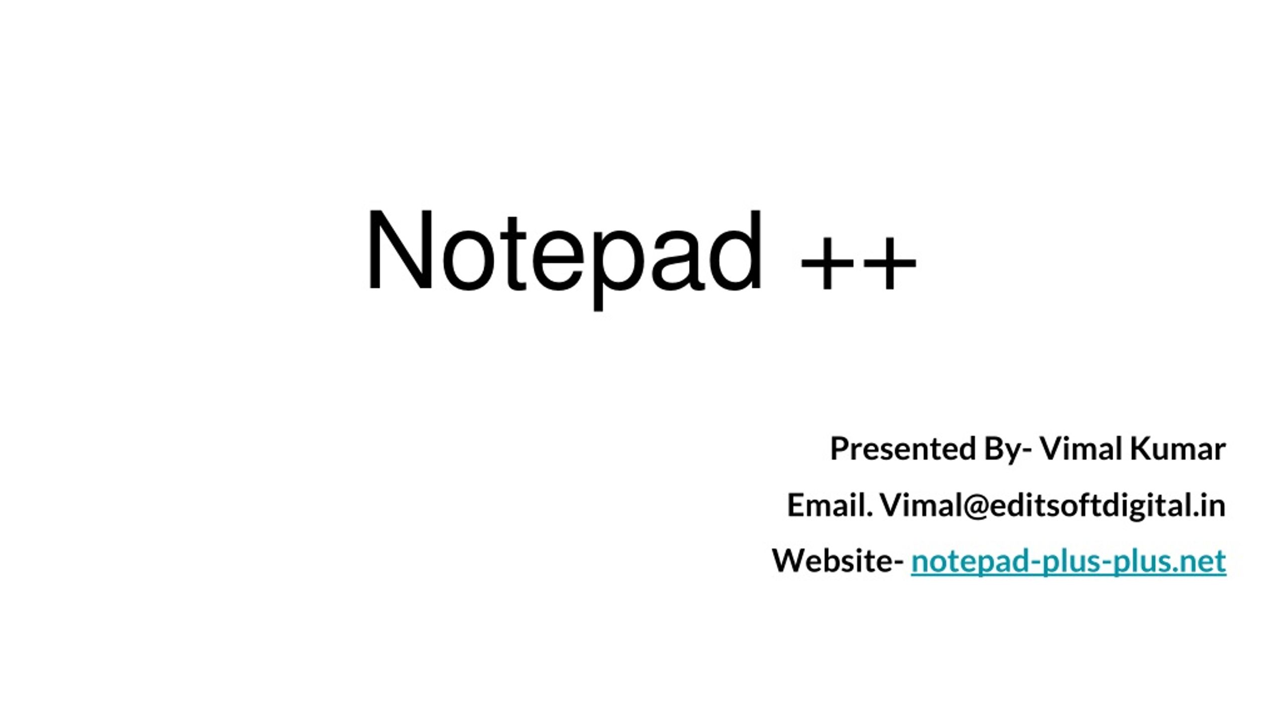 PPT - Download Notepad PowerPoint Presentation, free download - ID:8187520