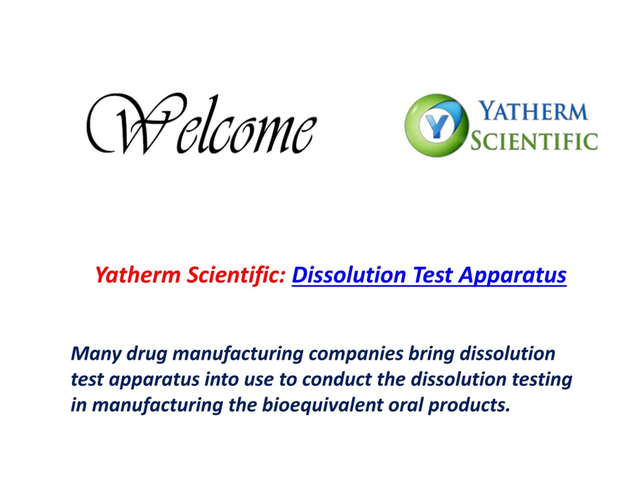 PPT - Dissolution Test Apparatus PowerPoint Presentation, free download ...