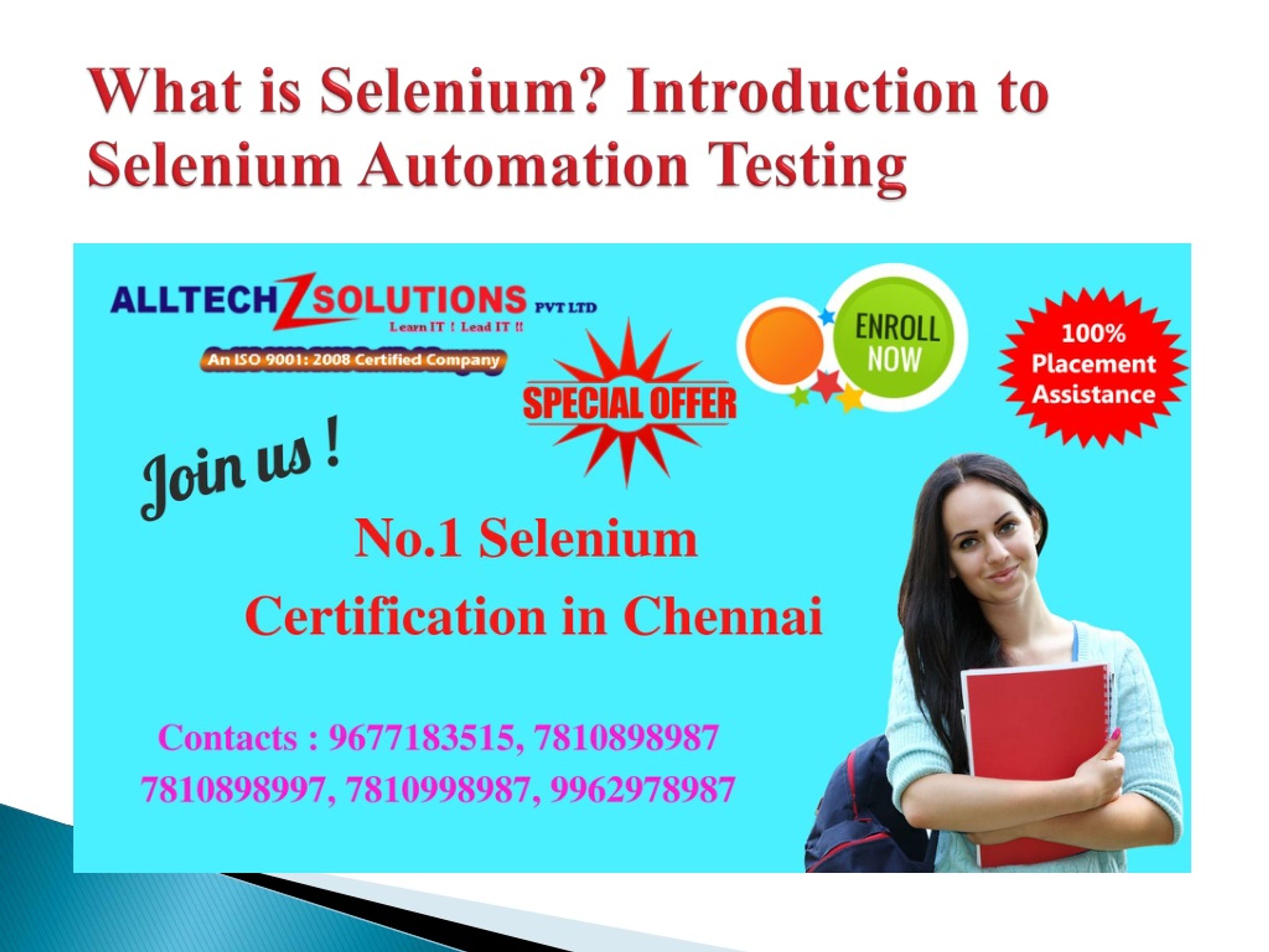 PPT - What is Selenium? Introduction to Selenium Automation Testing ...