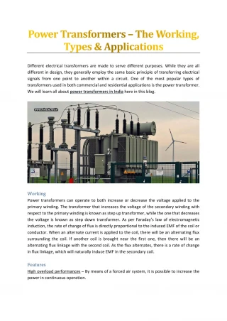 PPT - TRANSFORMERS IN POWER SYSTEMS PowerPoint Presentation, free ...