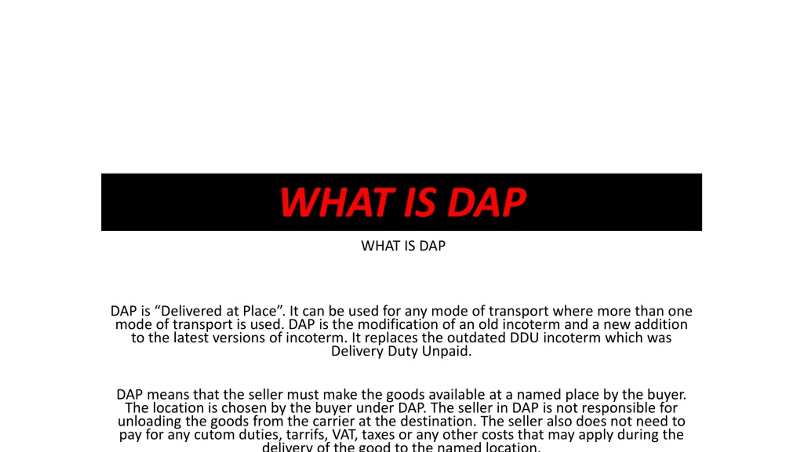 PPT - WHAT IS DAP PowerPoint Presentation, free download - ID:8203547