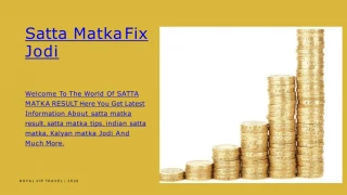 PPT - 21-03-2018 KALYAN MATKA FIX JODI PowerPoint Presentation, free ...