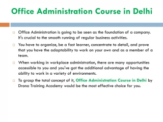 PPT - Complete Office Administration Online Course - istudy PowerPoint ...