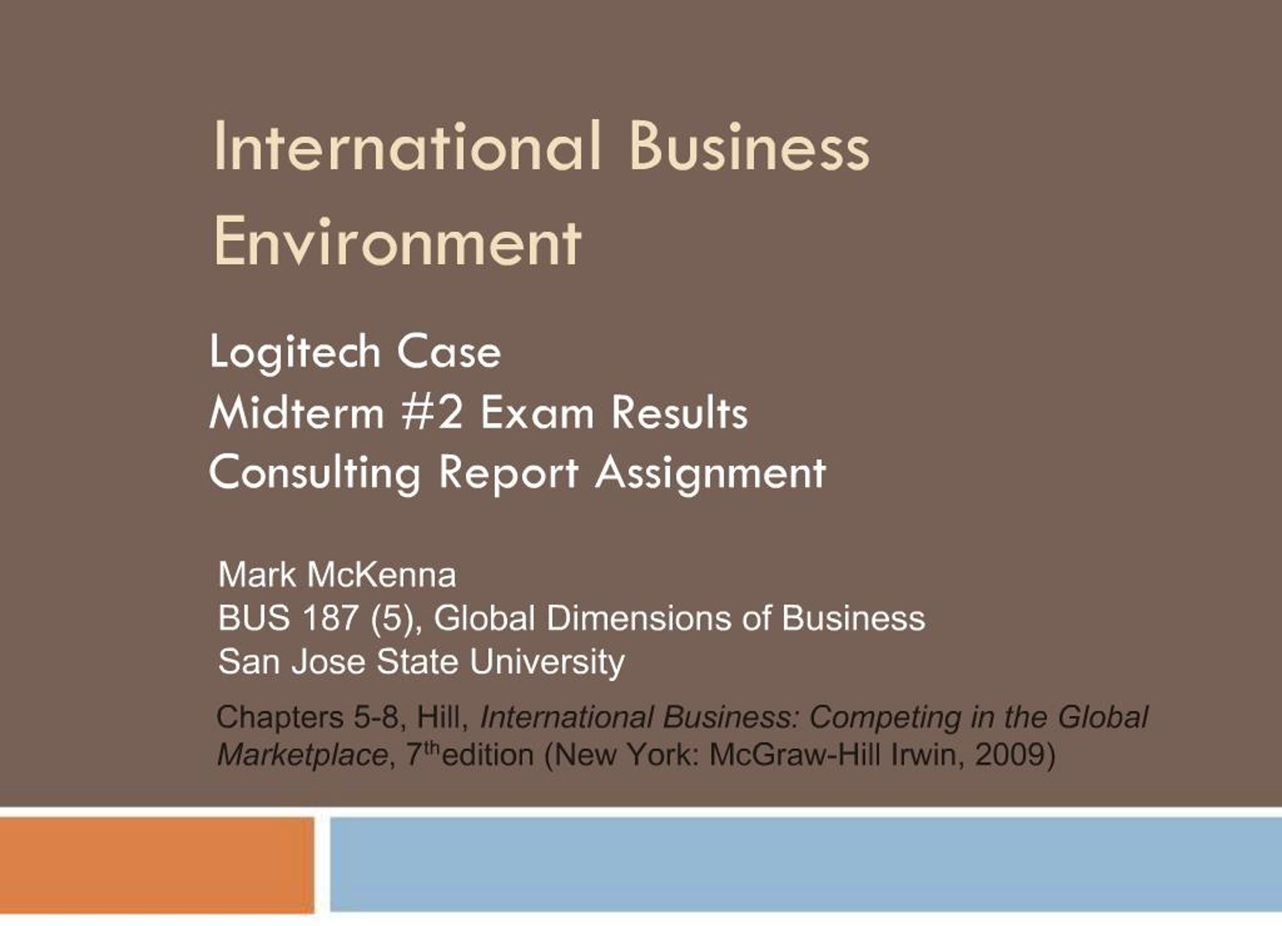 PPT - International Business Environment PowerPoint Presentation, free ...