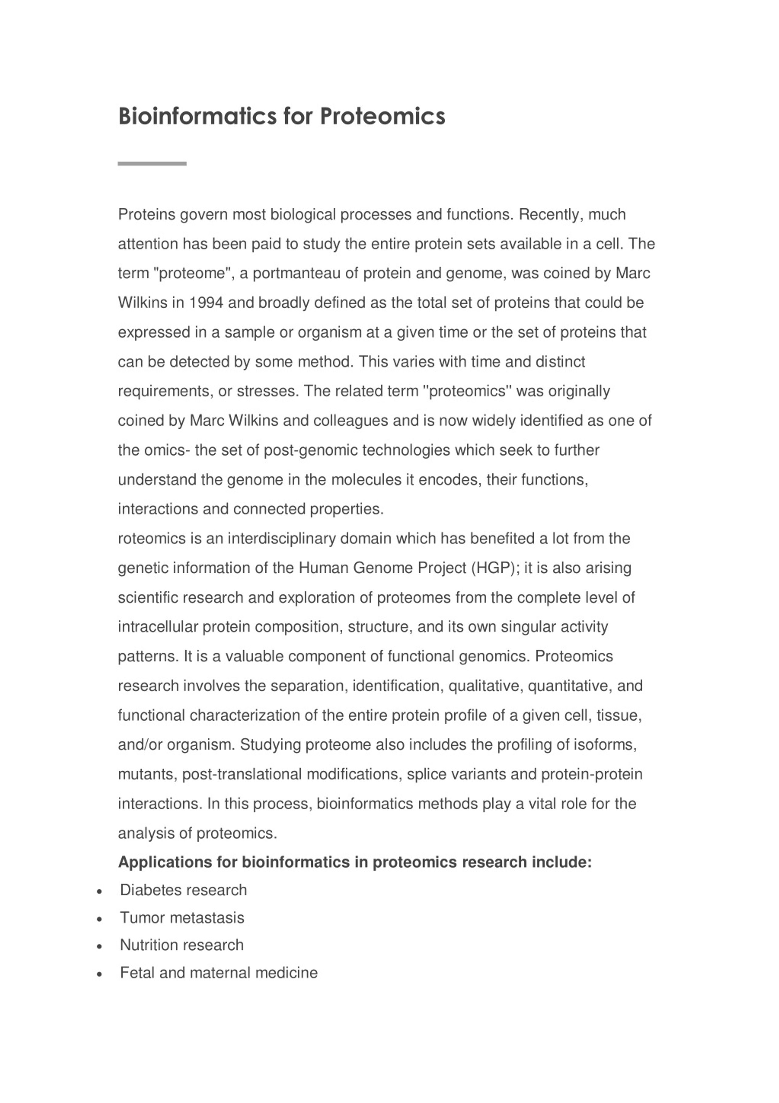PPT - bioinformatics proteomics PowerPoint Presentation, free download ...