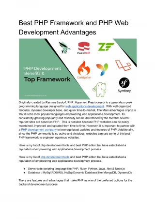 PPT - What Is PHP - Uses And Advantages Of PHP PowerPoint Presentation ...