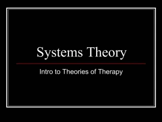 PPT - Concepts of Systems Theory PowerPoint Presentation, free download ...