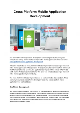 PPT - Cross-Platform Mobile Development-5 Best Frameworks in 2021 ...
