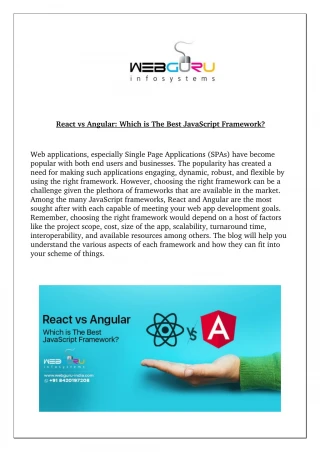 PPT - React JS Javascript Framework PowerPoint Presentation, free ...