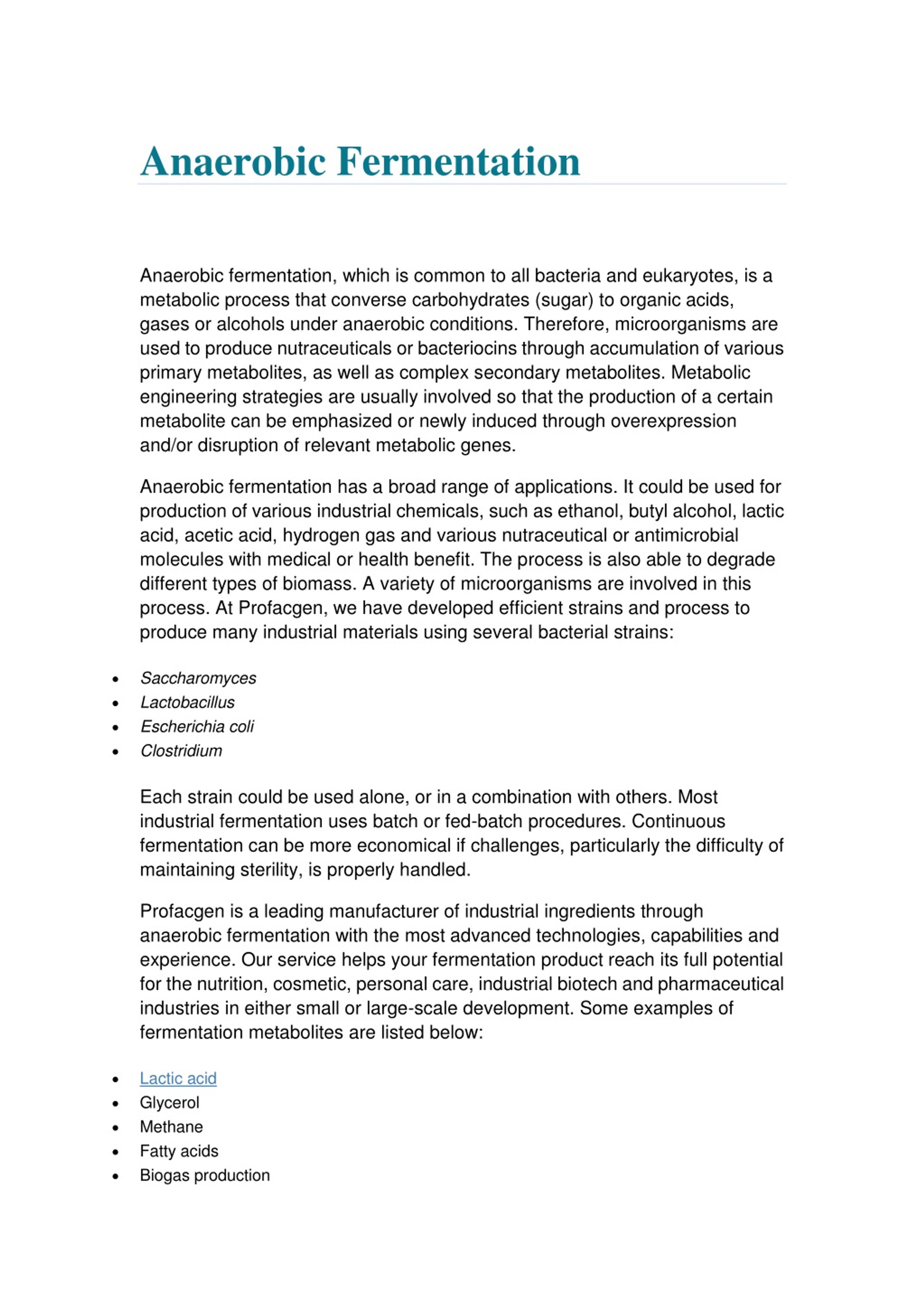 PPT - Anaerobic Fermentation PowerPoint Presentation, free download ...