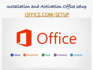 PPT - How to activate office setup, office setup installation ...