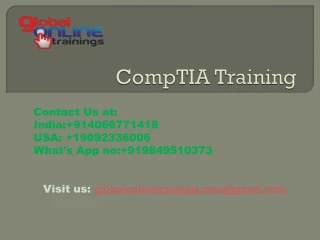 PPT - Cost Effective CompTIA Certifications Training PowerPoint Presentation - ID:7428571