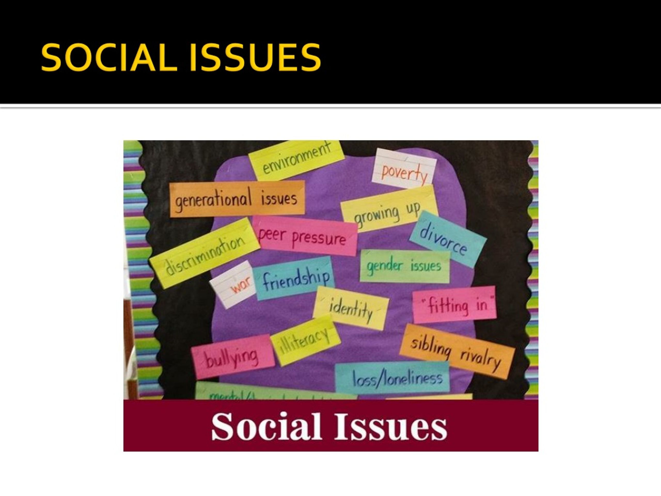 PPT - SOCIAL ISSUES PowerPoint Presentation, free download - ID:8260018