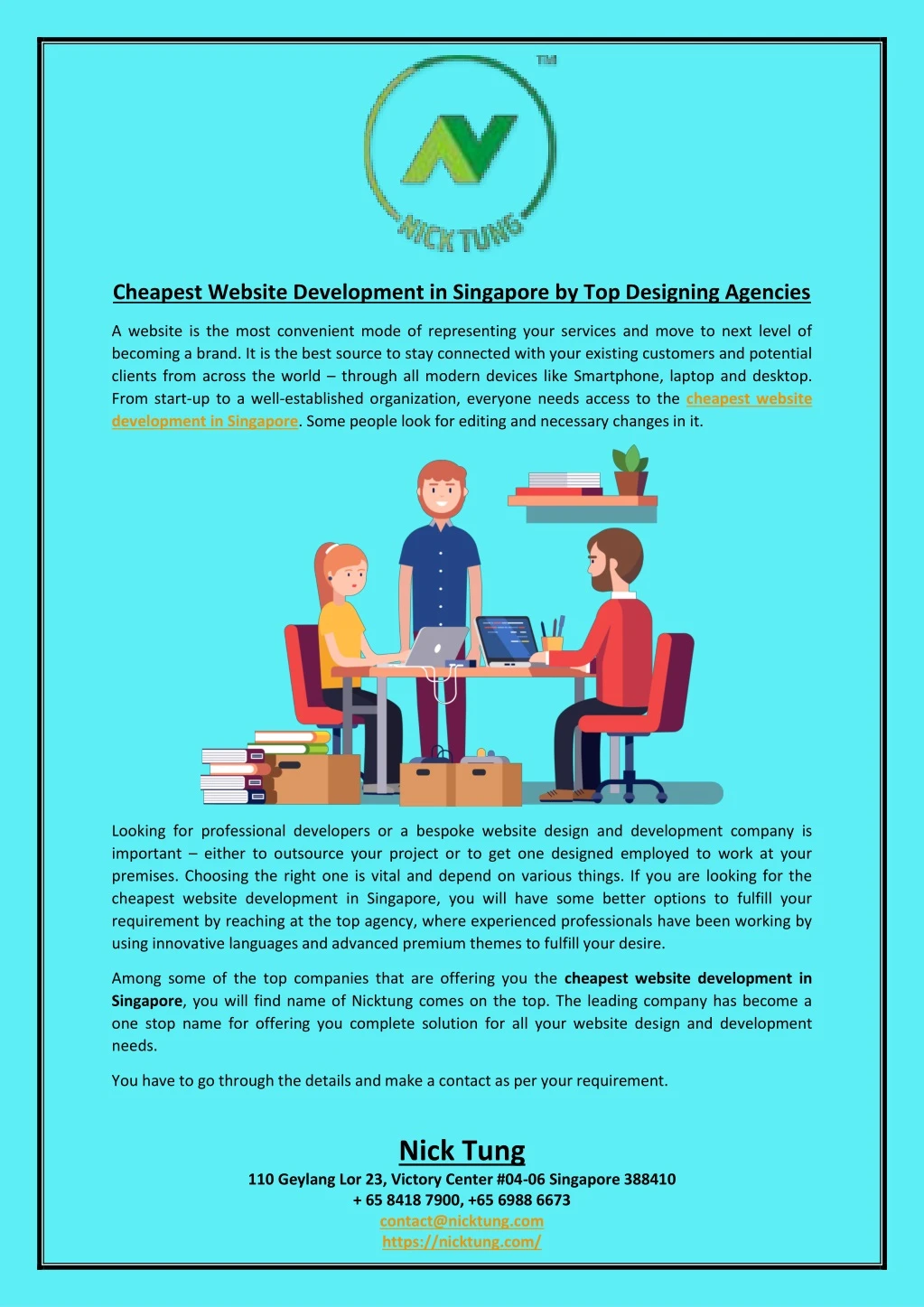 PPT - Cheapest Website Development in Singapore by Top Designing ...