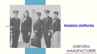 PPT - How to personalize your Aviation Uniform PowerPoint Presentation ...