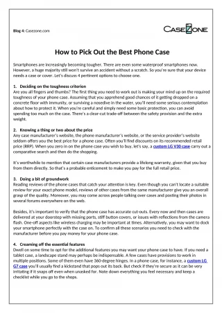 PPT - A Guide on How to Choose the Best Protective Phone Case ...