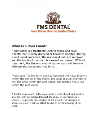 PPT - Root Canal Treatment in Tricity PowerPoint Presentation, free ...