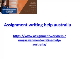 PPT - Assignment Writing Services of Eassy in Australia PowerPoint ...