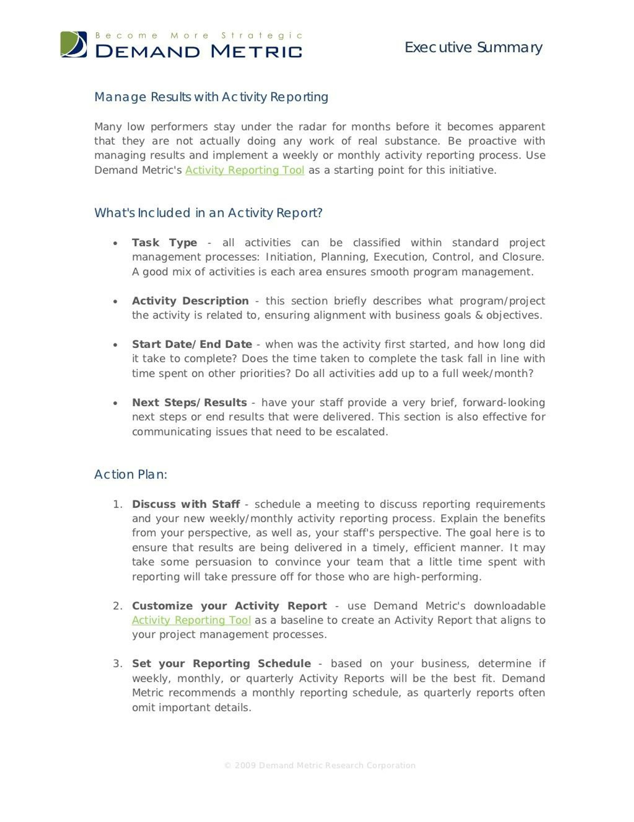 PPT - Manage Results with Activity Reporting PowerPoint Presentation ...