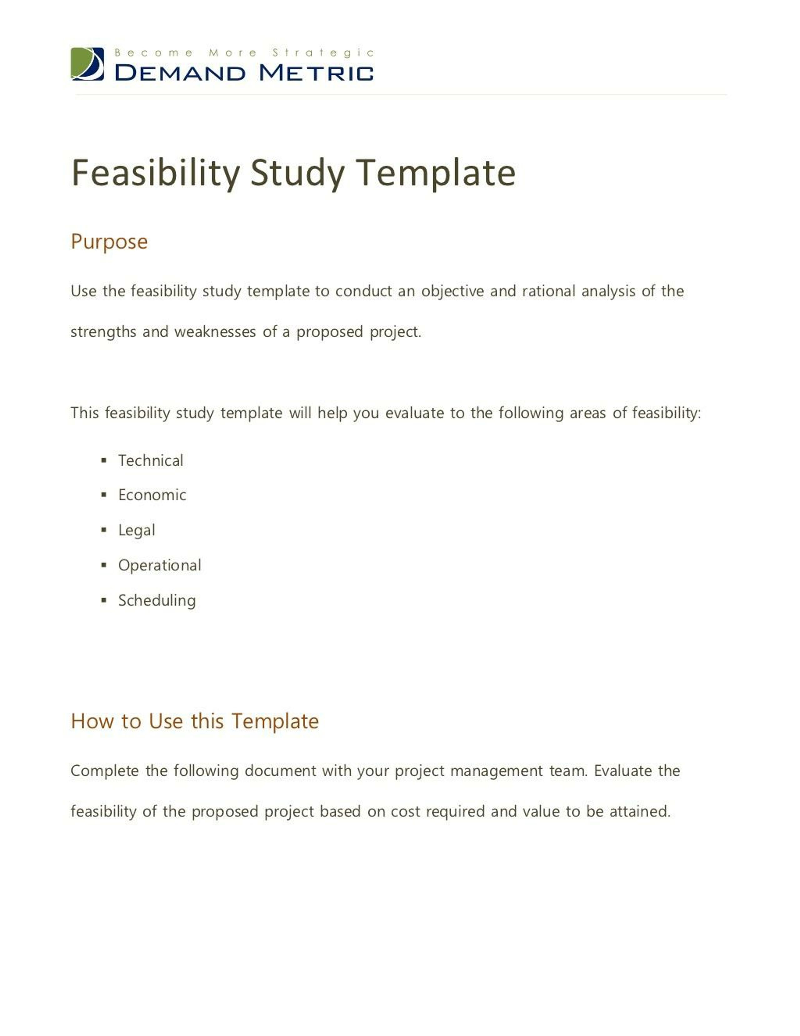 PPT - Feasibility study template PowerPoint Presentation, free download ...