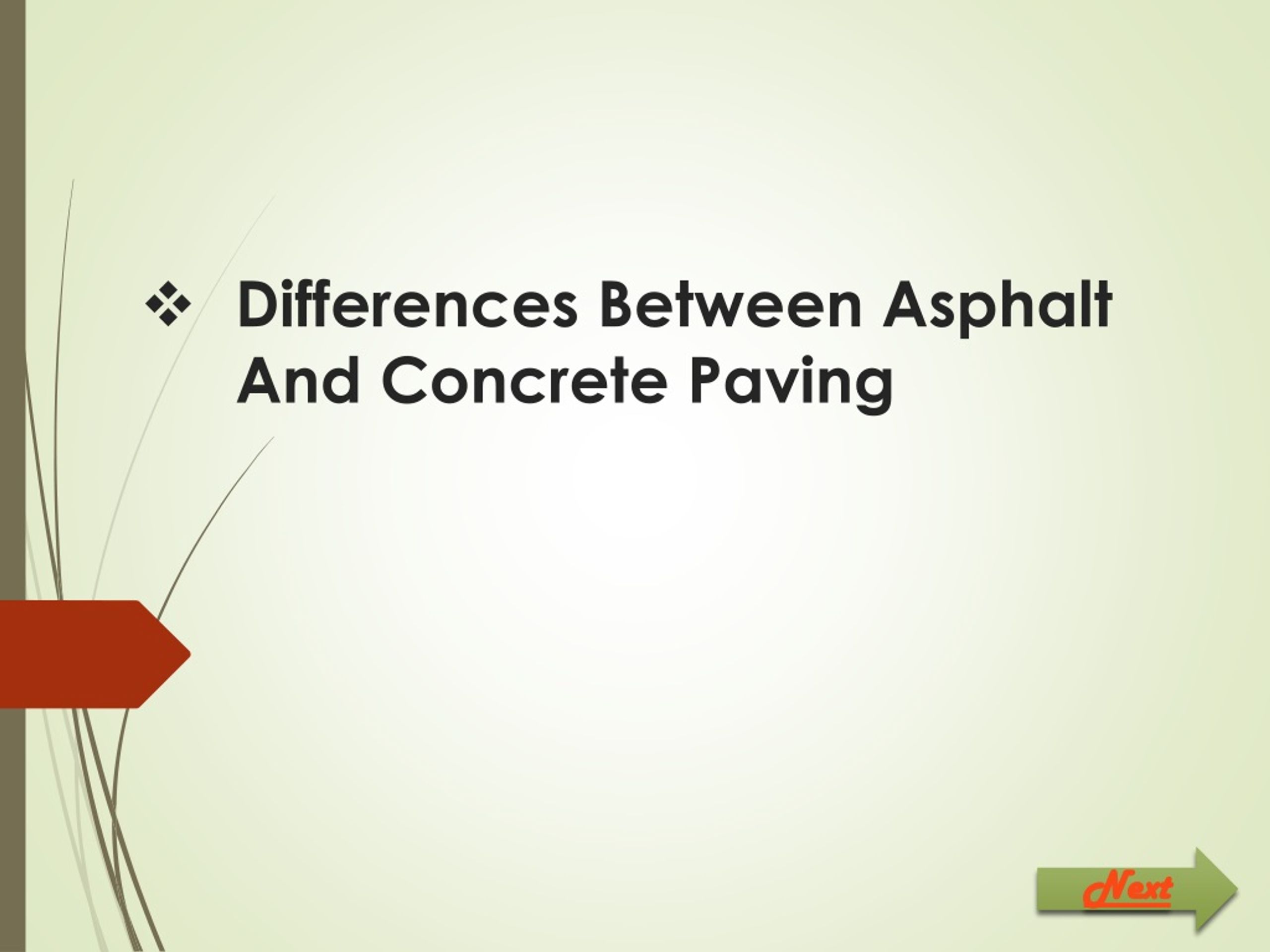 PPT - Differences Between Asphalt And Concrete Paving PowerPoint ...