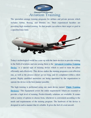 PPT - AATD ADVANCED AVIATION TRAINING DEVICE PowerPoint Presentation ...