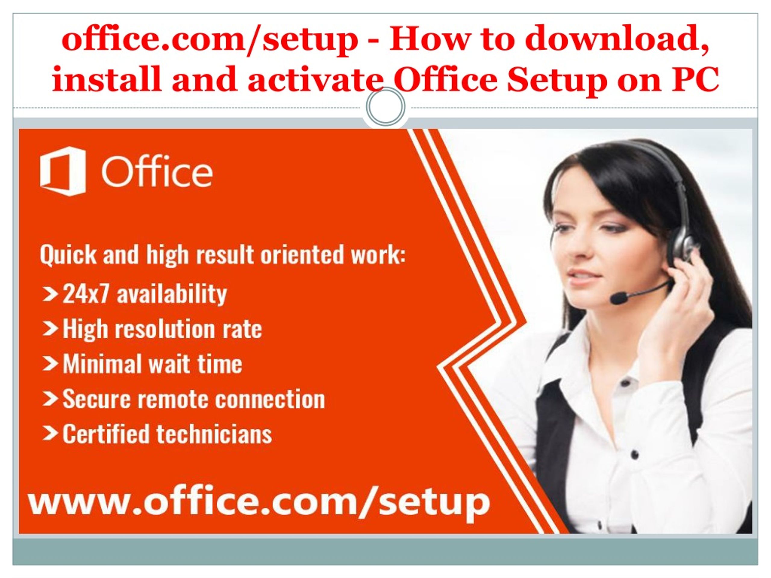 PPT - office.com/setup - How to download, install and activate Office ...