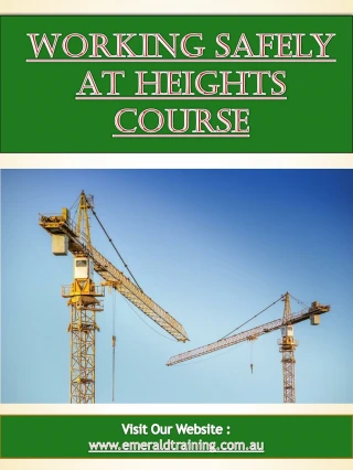PPT - WORKING at HEIGHTS PowerPoint Presentation, free download - ID ...
