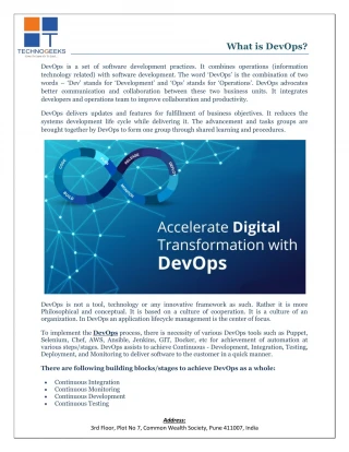 PPT - Devops Tutorial for Beginners - What is Devops and Devops Tools - Edureka PowerPoint ...