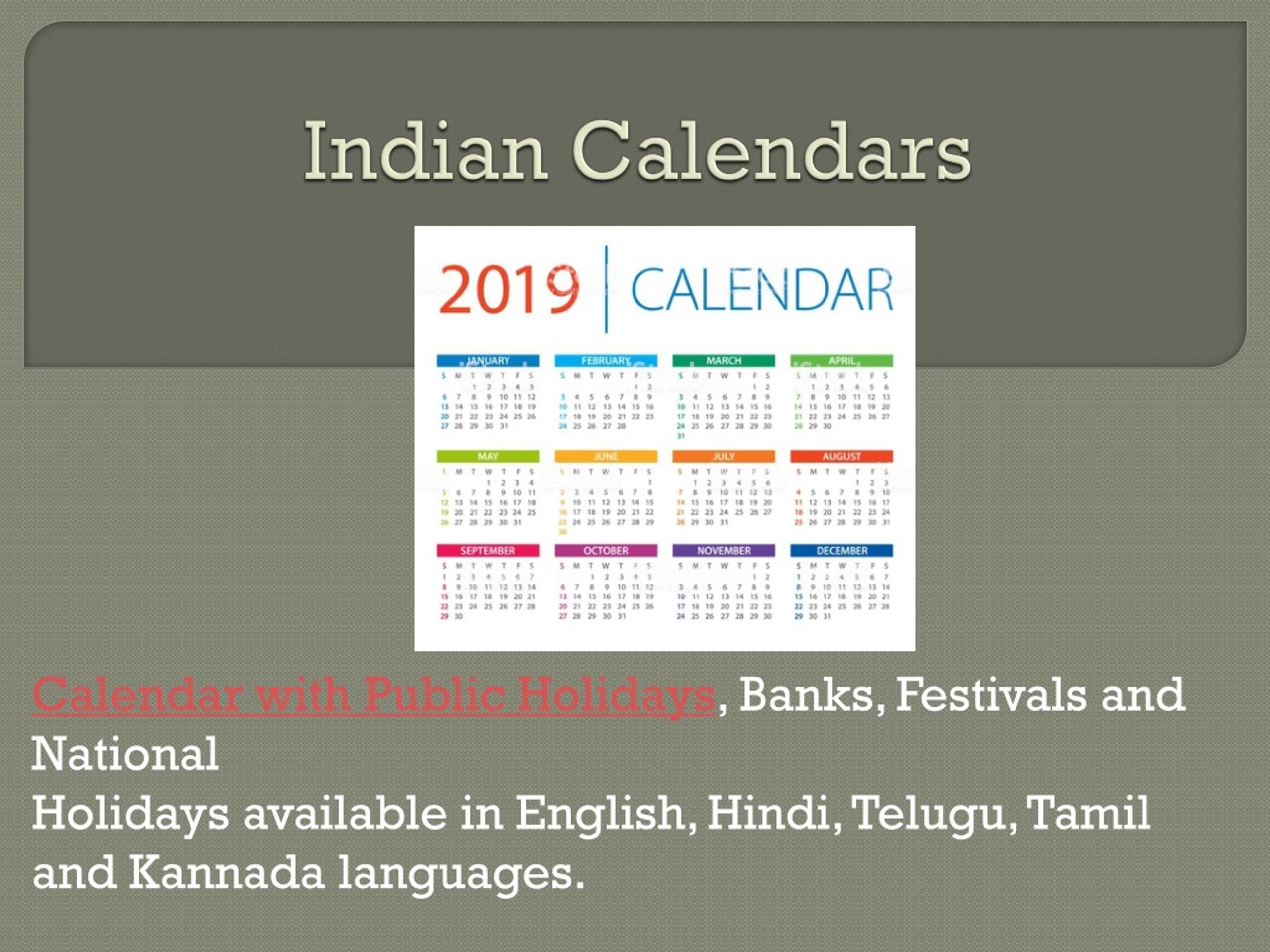 PPT - Indian Calendars PowerPoint Presentation, free download - ID:8317944