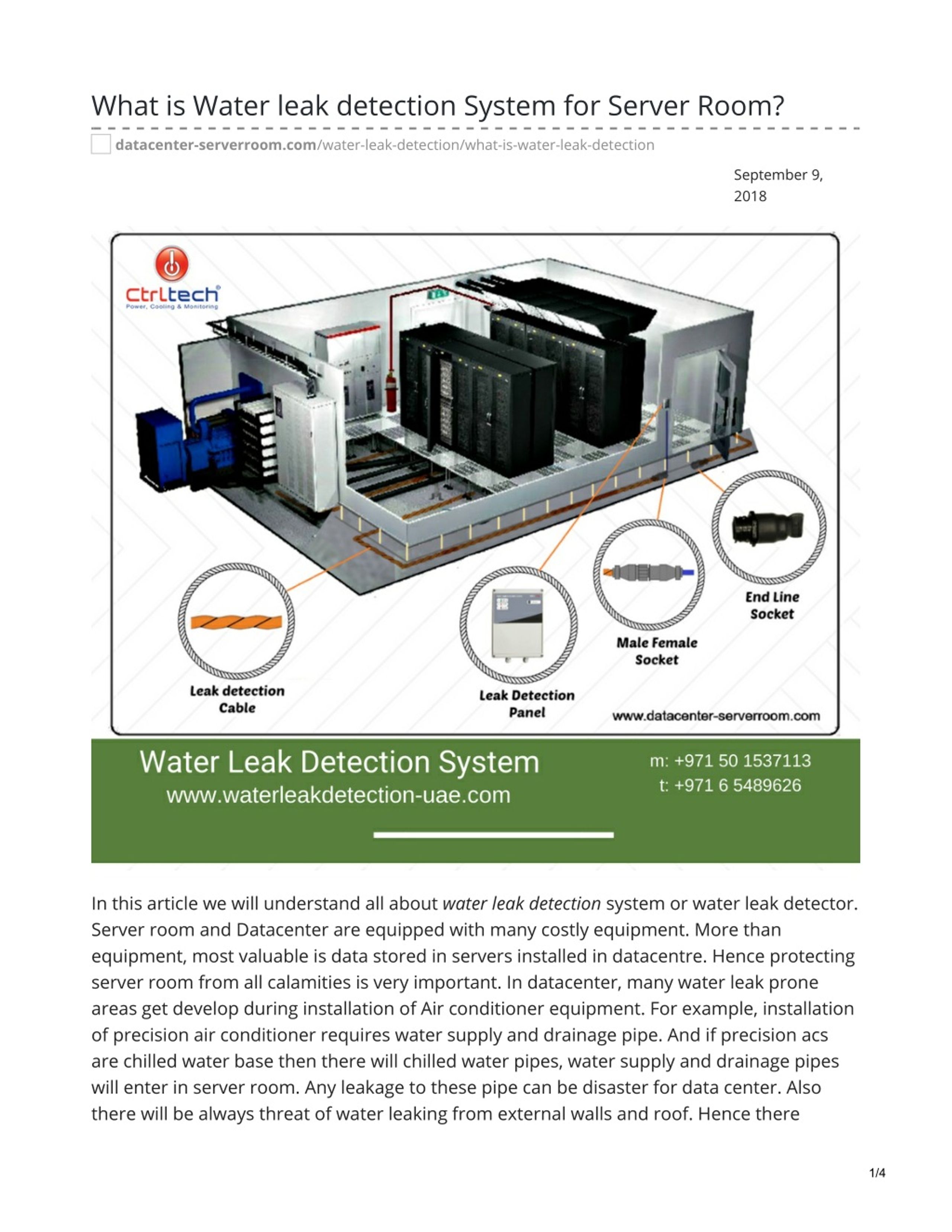 PPT - What is Water leak detection System for Server Room? # ...