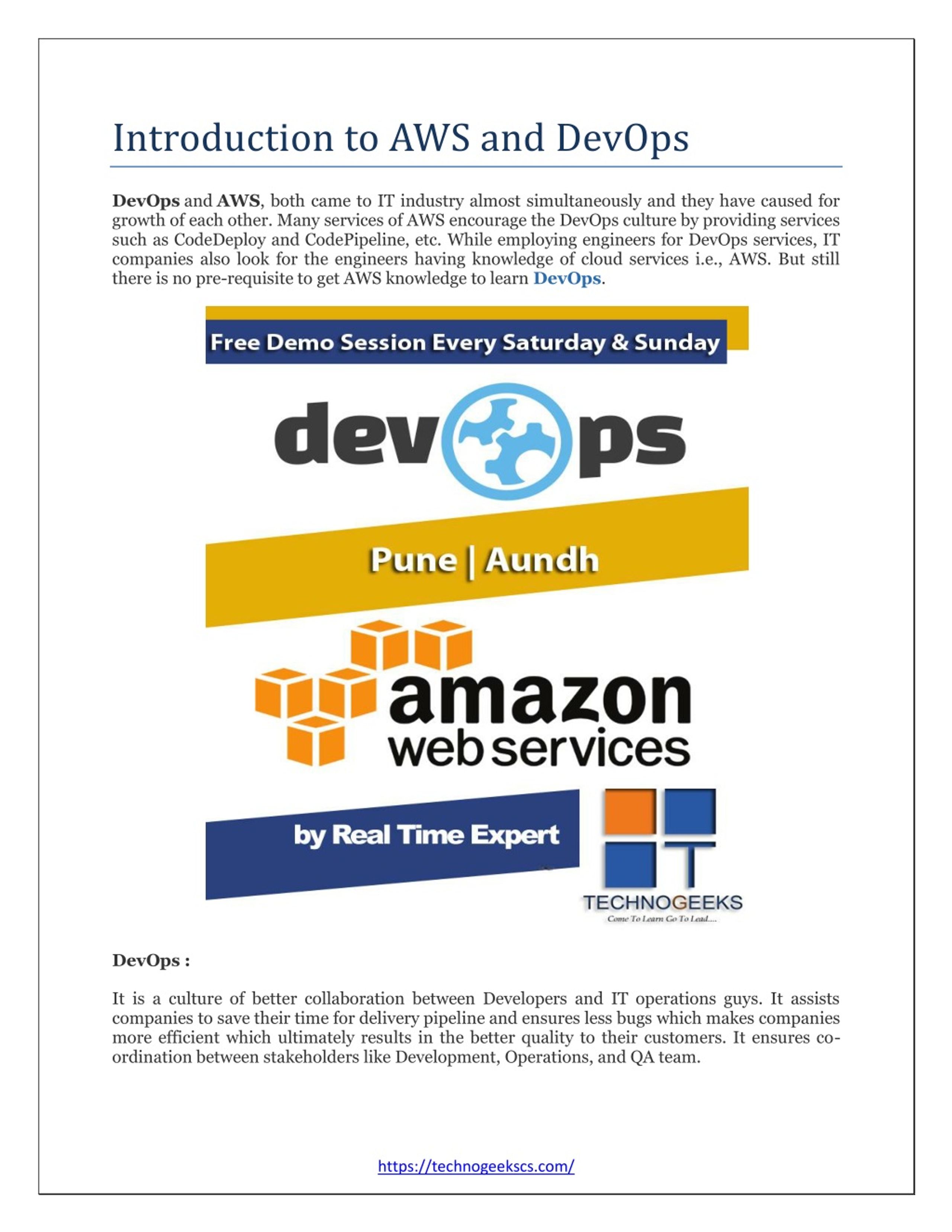 Ppt Introduction To Aws And Devops Powerpoint Presentation Free