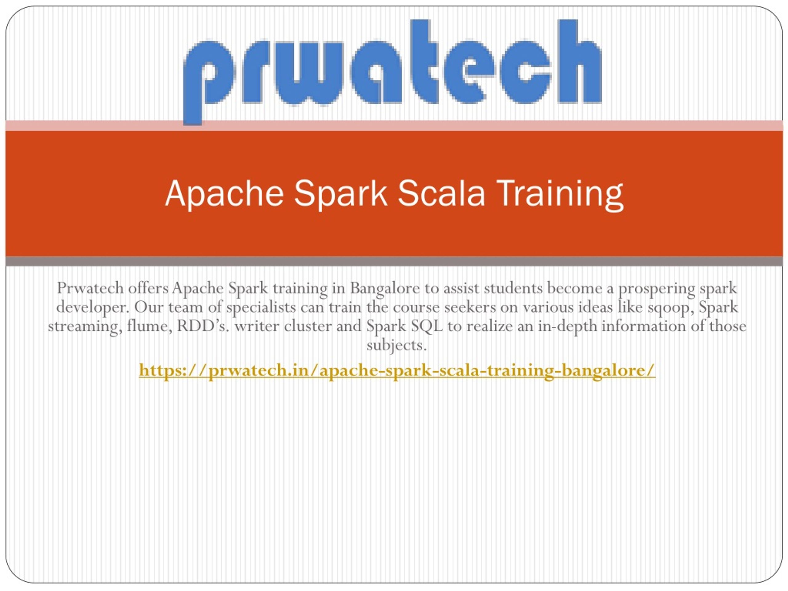 PPT - Apache Spark Scala Training PowerPoint Presentation, free ...