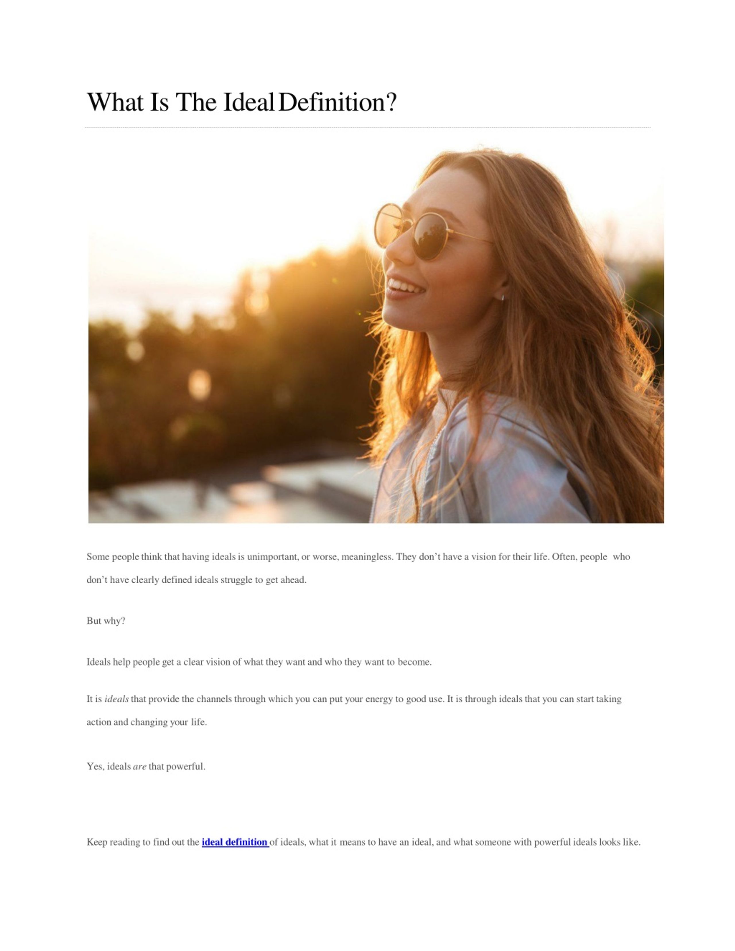 PPT - Ideal Definition PowerPoint Presentation, free download - ID:8328013