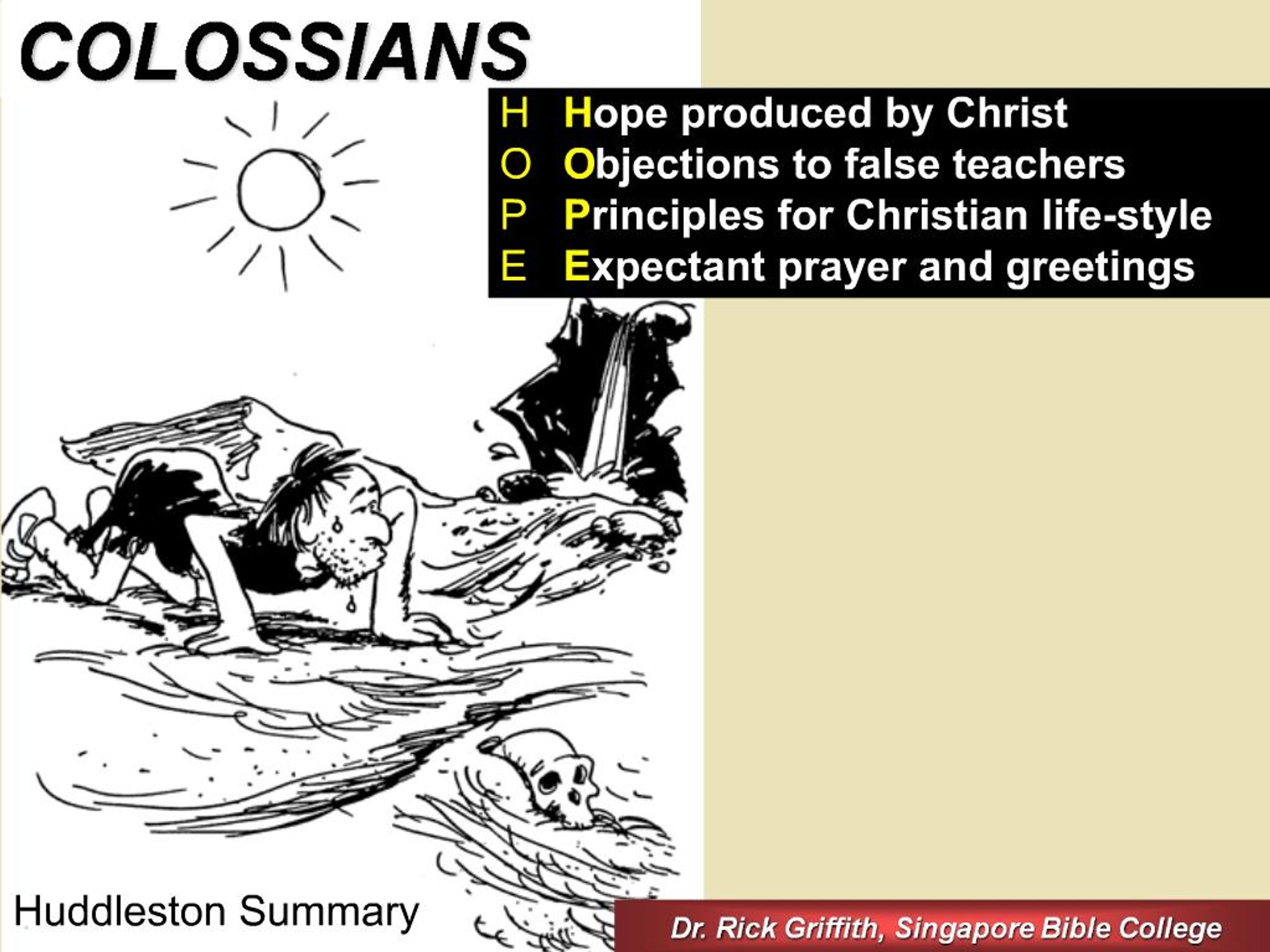 PPT - Dr. Rick Griffith, Singapore Bible College PowerPoint ...