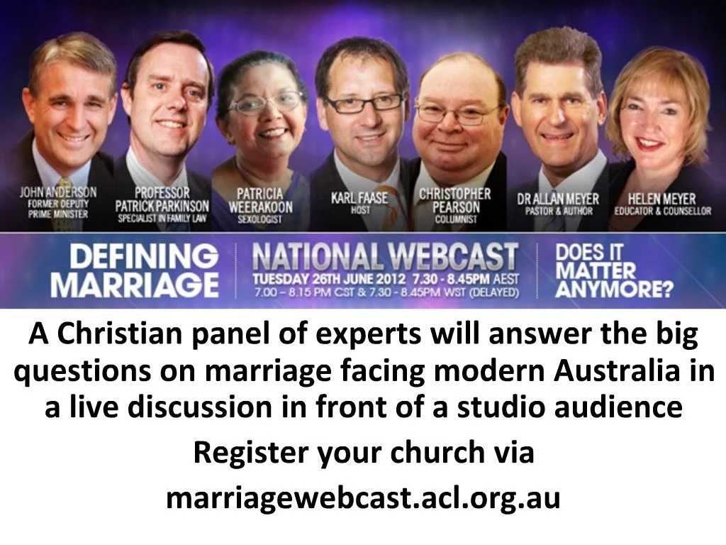PPT - A Christian panel of experts will answer the big questions on ...