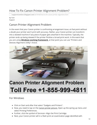 PPT - How to Solve Common Canon Printer Problem PowerPoint Presentation ...