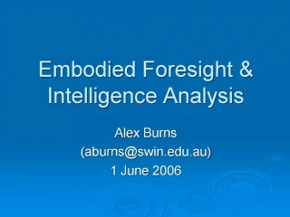 PPT - Embodied Intelligence PowerPoint Presentation, free download - ID ...