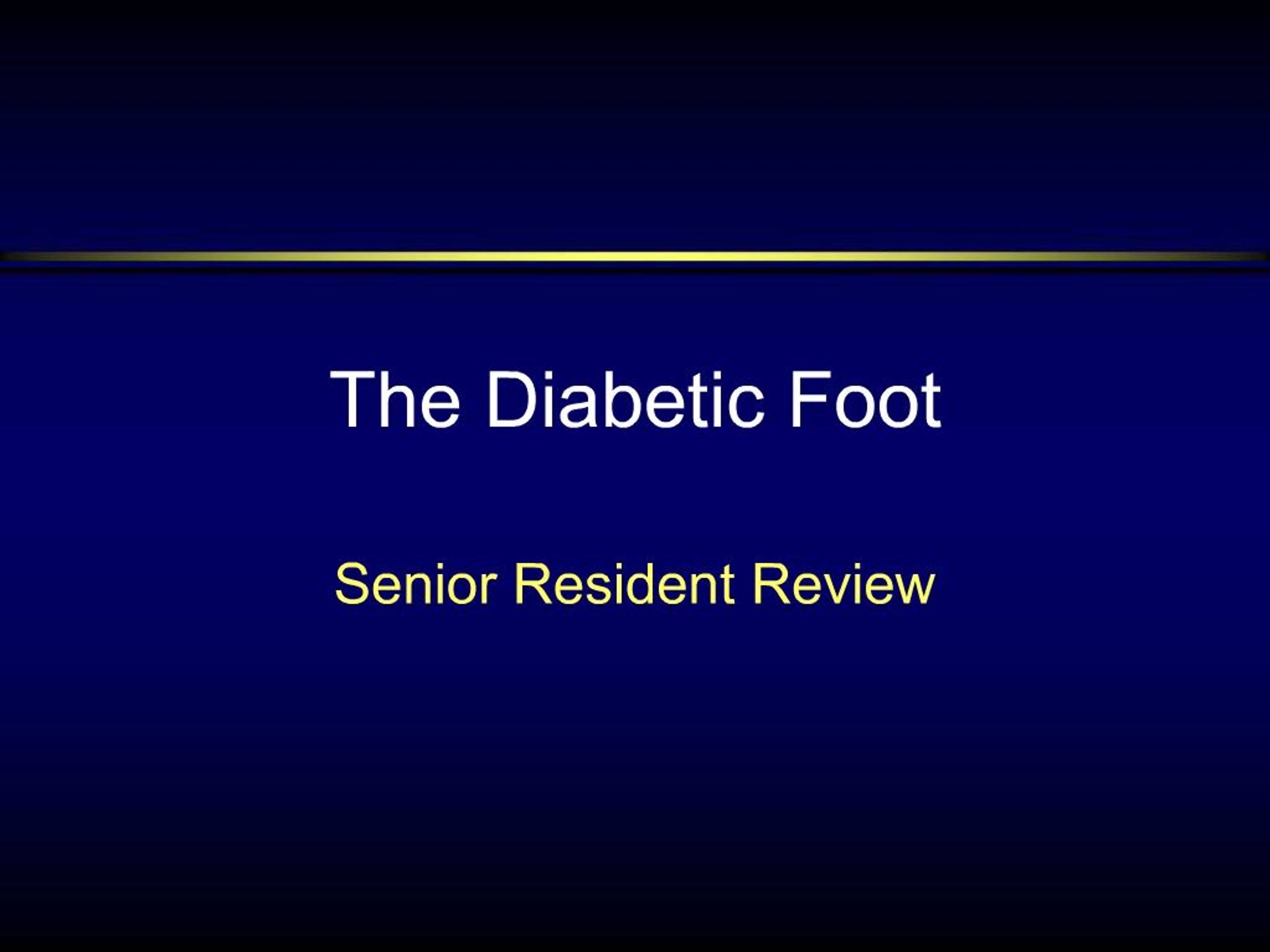 PPT - The Diabetic Foot PowerPoint Presentation, free download - ID:835240