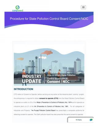 PPT - Renewal for for Consent to Establish_Operate under Telangana ...