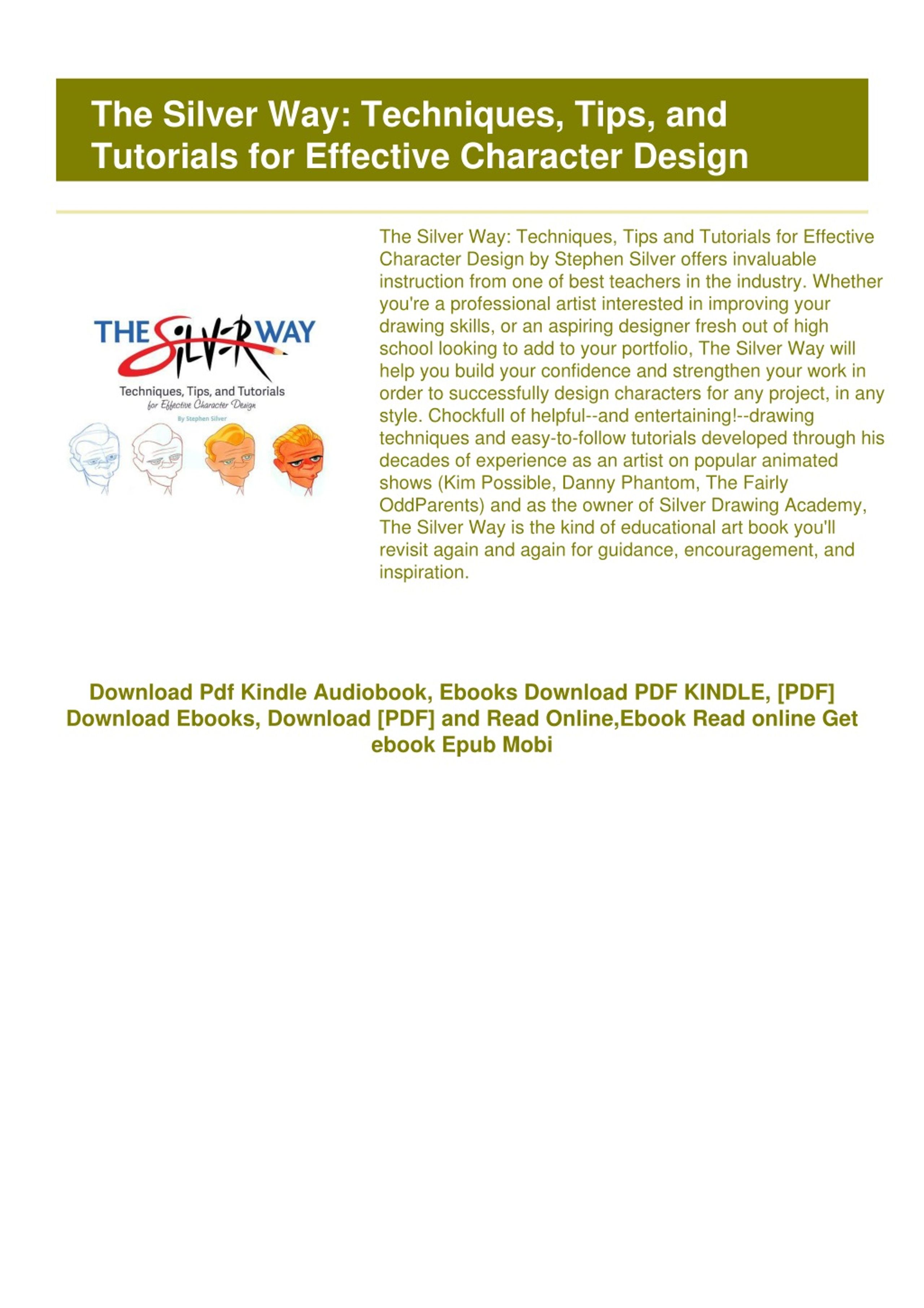 PPT - The Silver Way: Techniques, Tips, and Tutorials for Effective ...