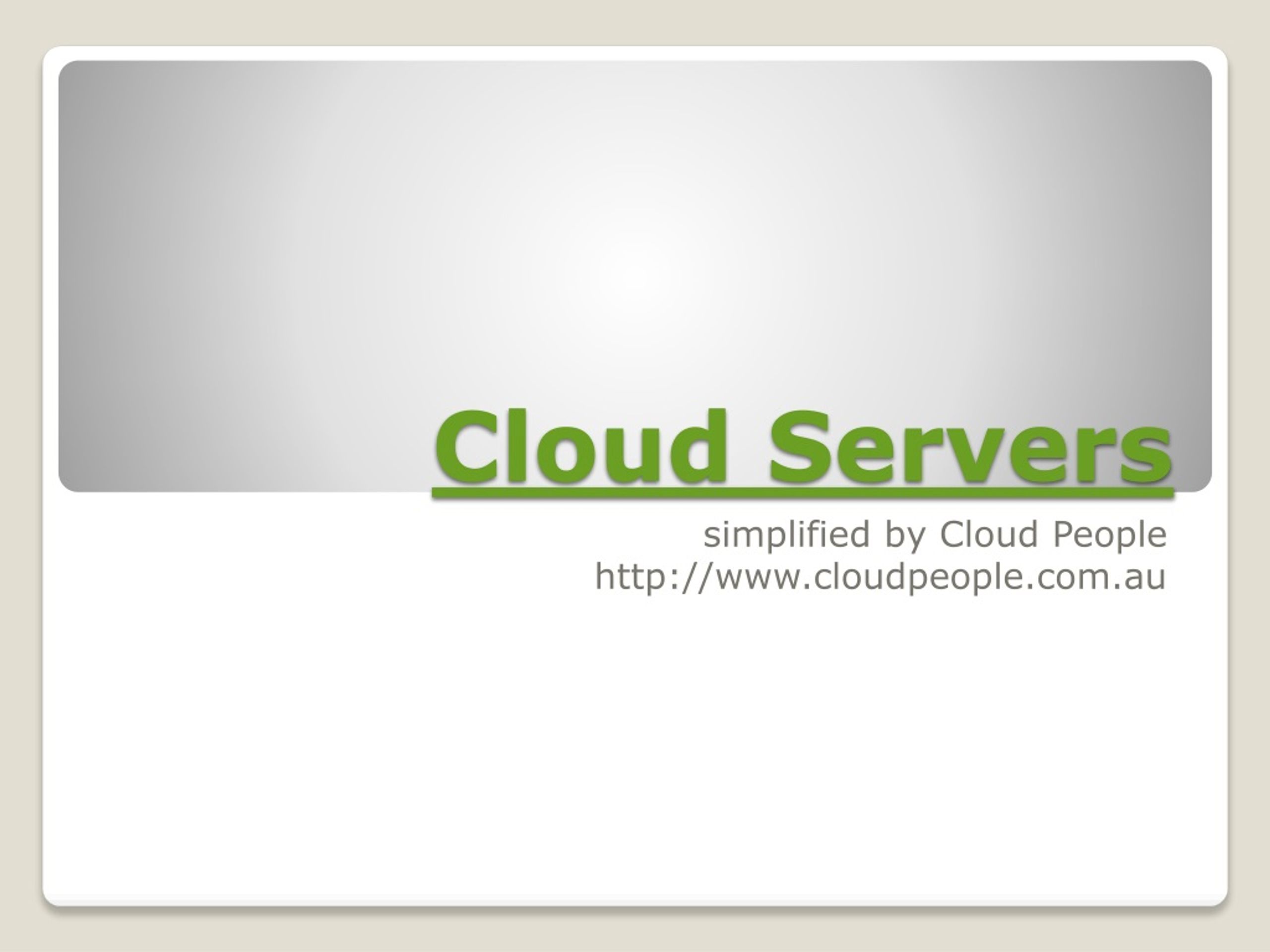 PPT - Cloud Servers PowerPoint Presentation, free download - ID:836908