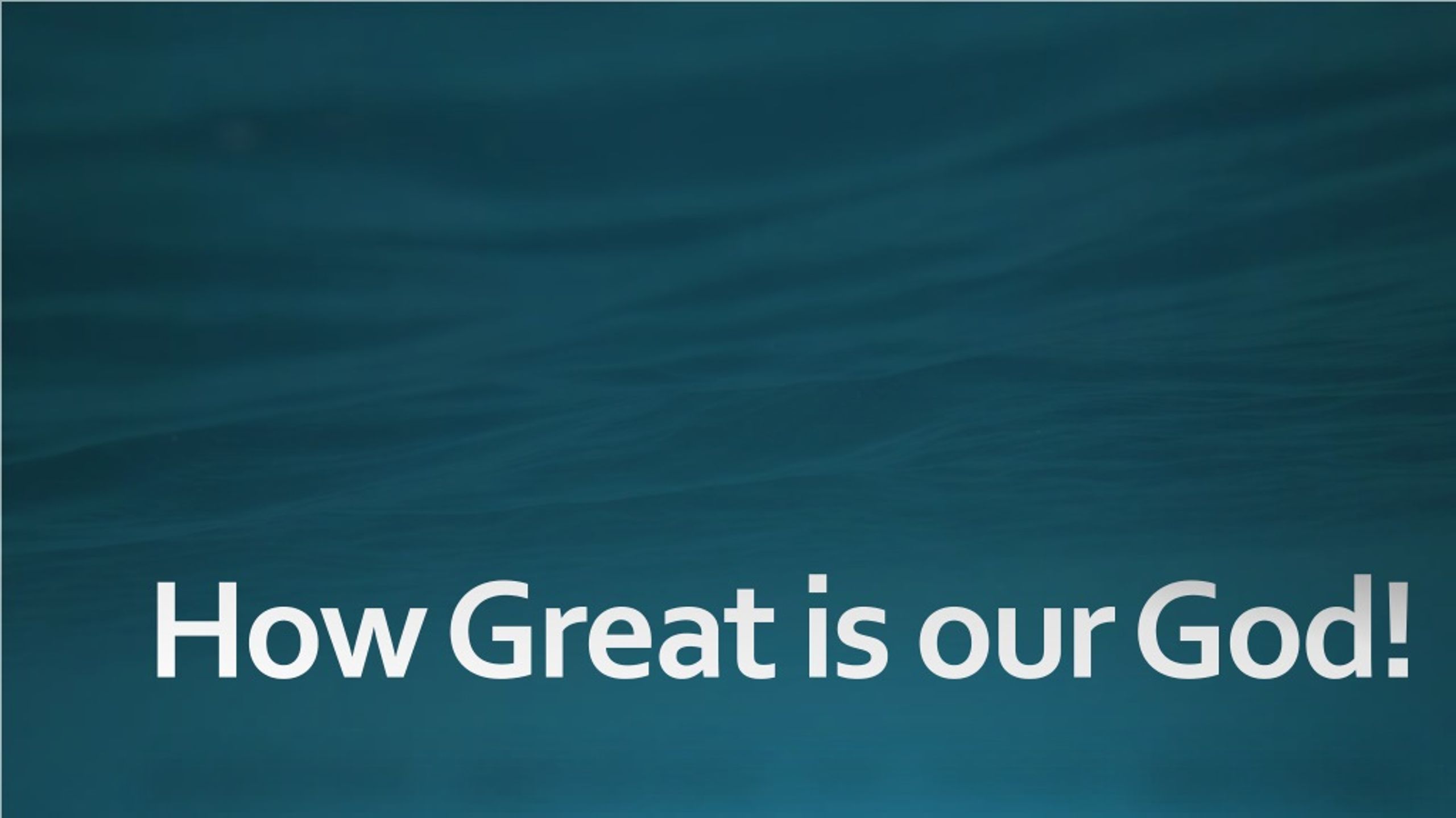 PPT - How Great is our God! PowerPoint Presentation, free download - ID ...