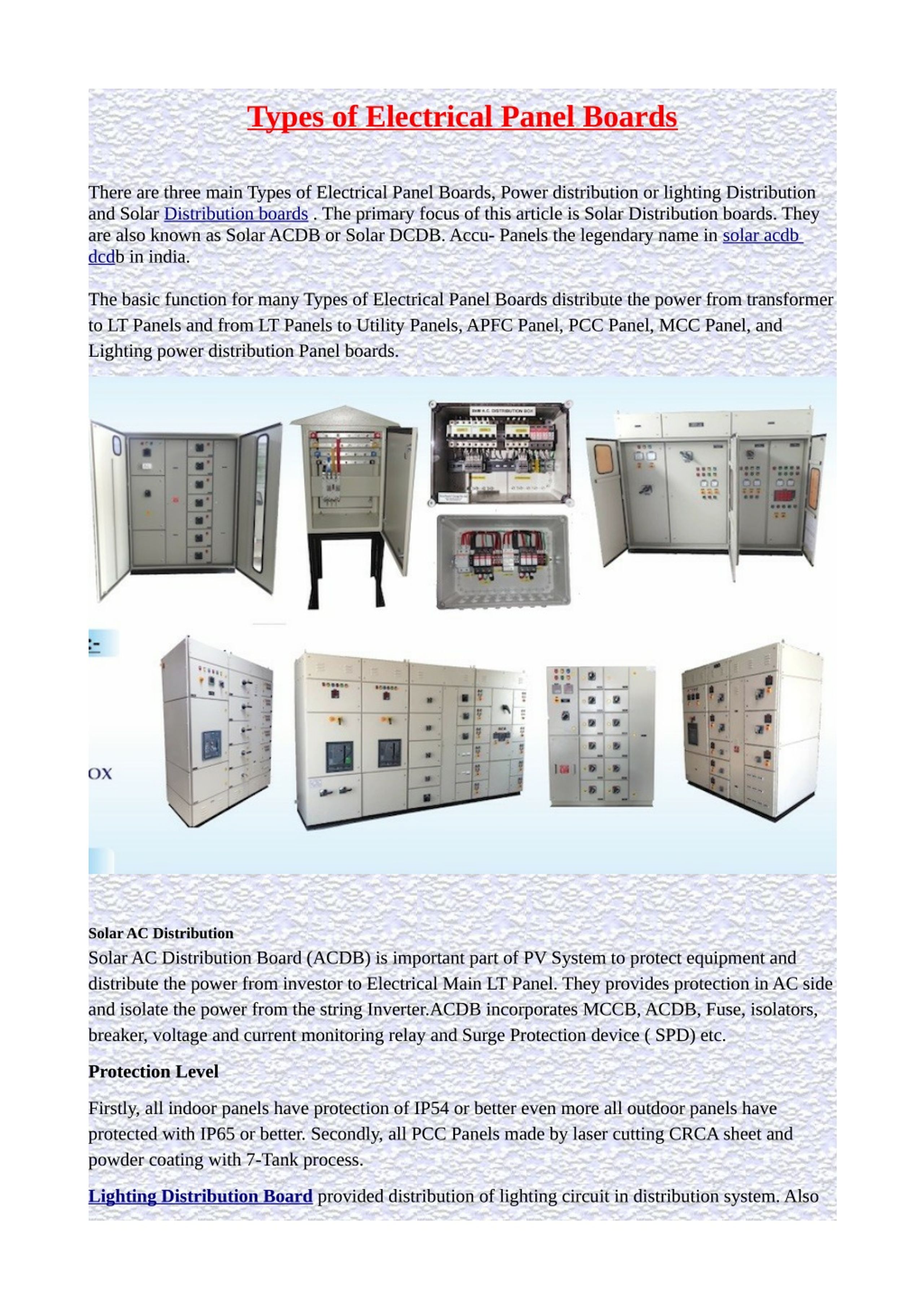 PPT - Types of Electrical Panel Boards PowerPoint Presentation, free ...