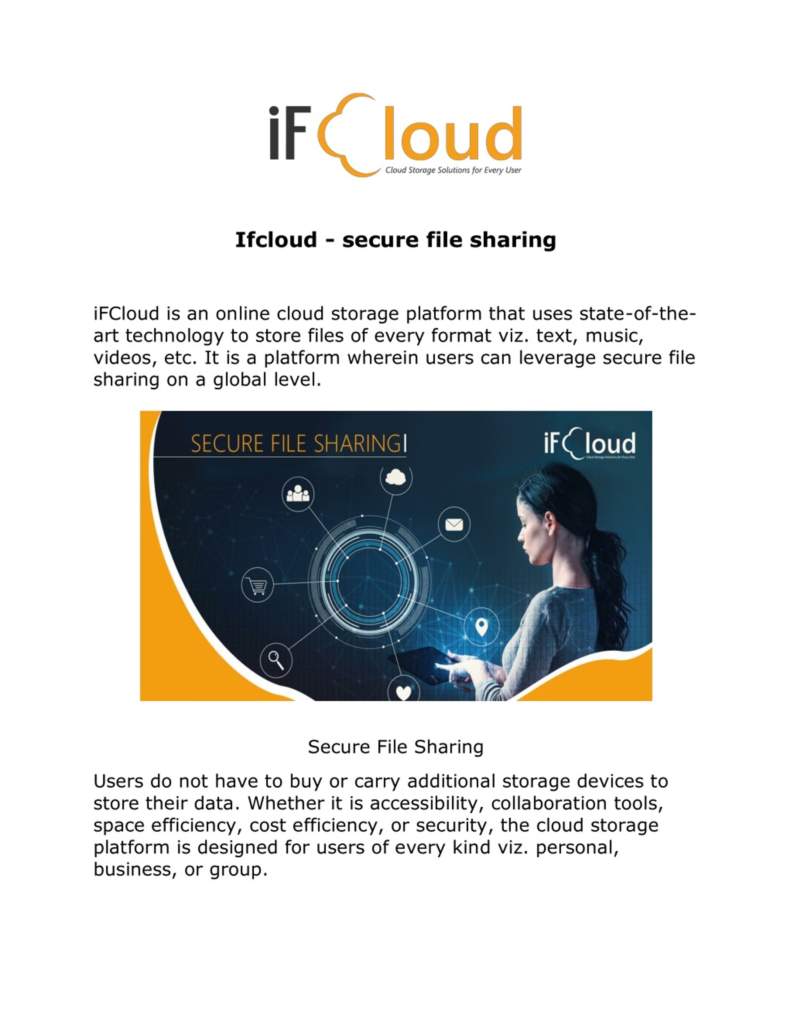 PPT - Ifcloud - secure file sharing PowerPoint Presentation, free ...