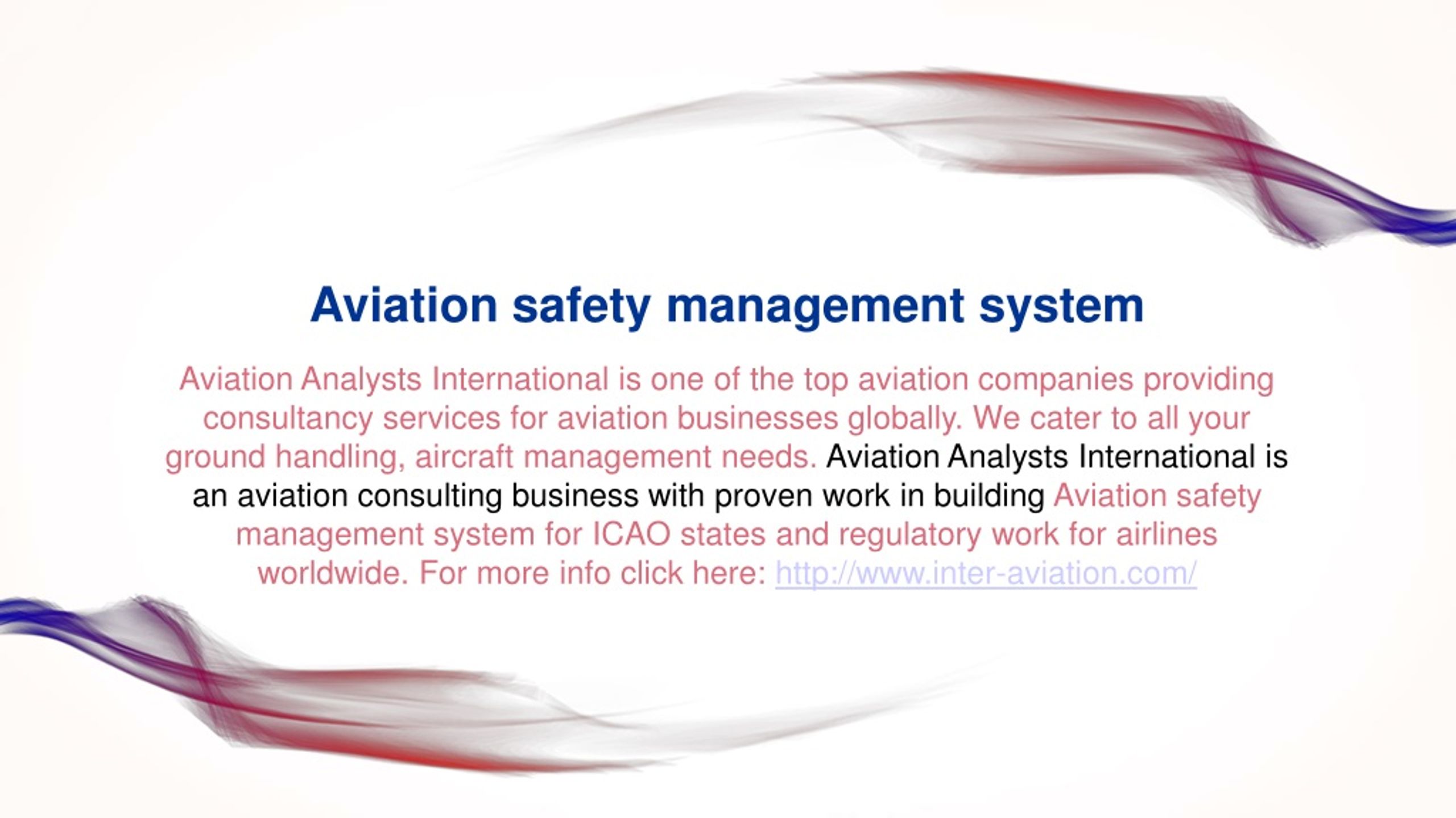 PPT - Aviation safety management system PowerPoint Presentation, free ...