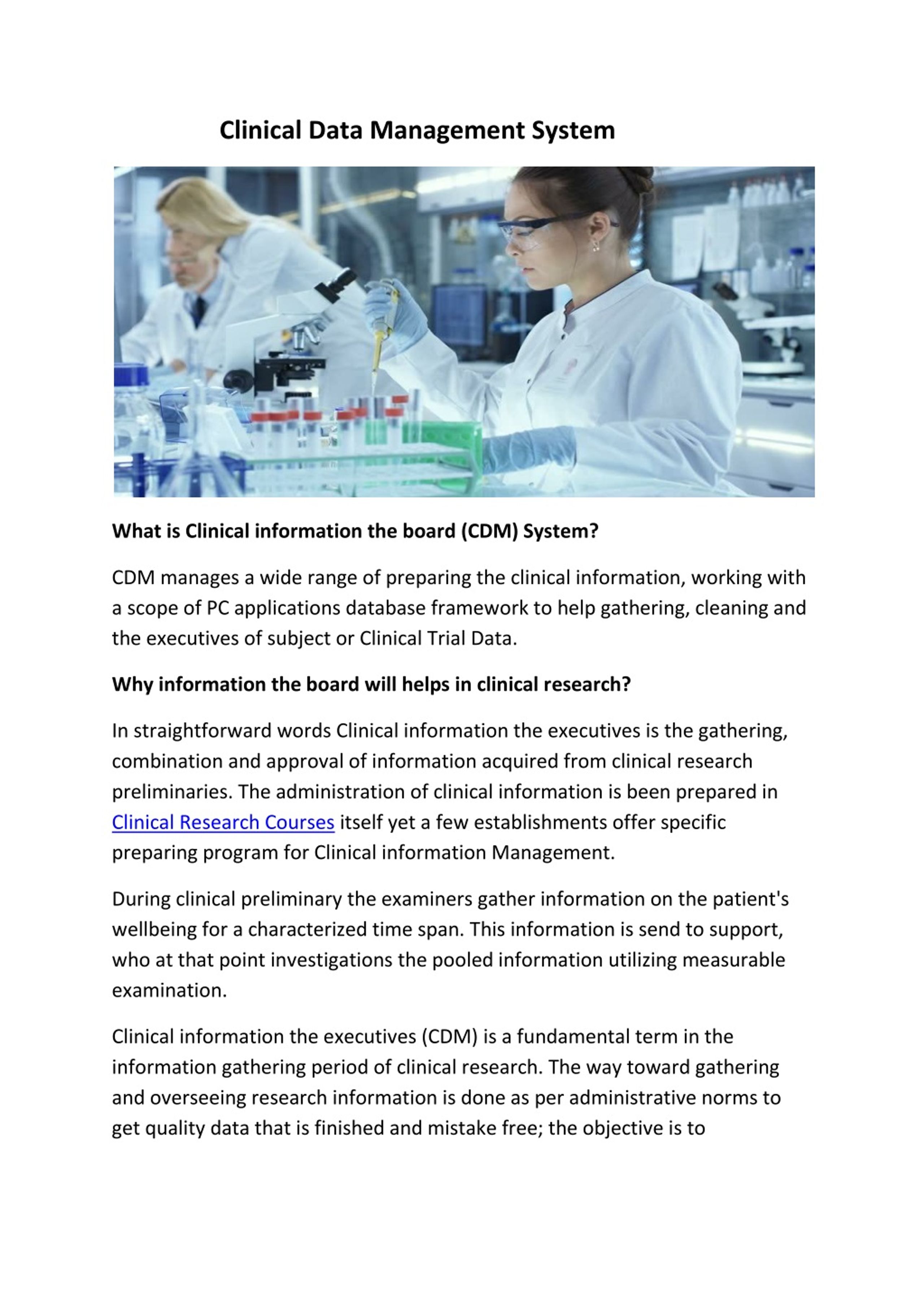 Ppt Clinical Data Management System Powerpoint Presentation Free